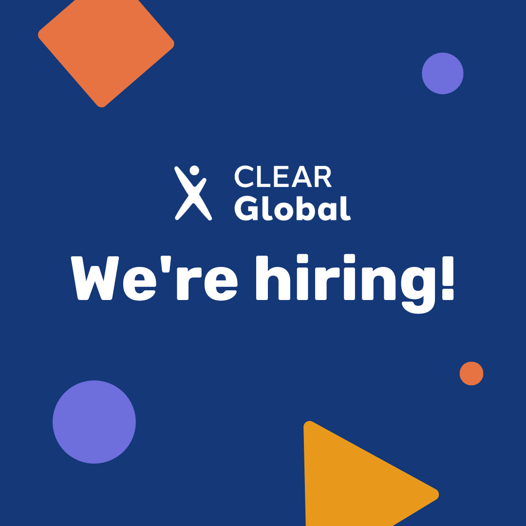 Fundraising and Strategic Partnerships Director - CLEAR Global